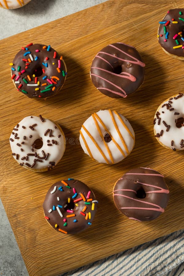 Homemade Small Mini Donuts stock image. Image of unhealthy - 310953383