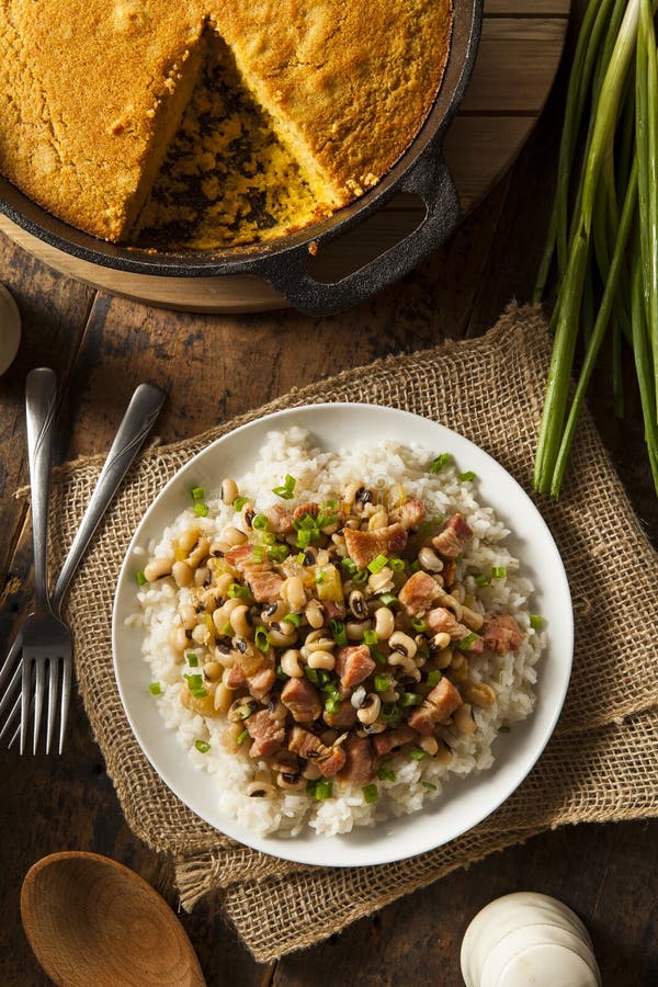 Homemade Southern Hoppin John Stock Photo - Image of luck, gourmet ...