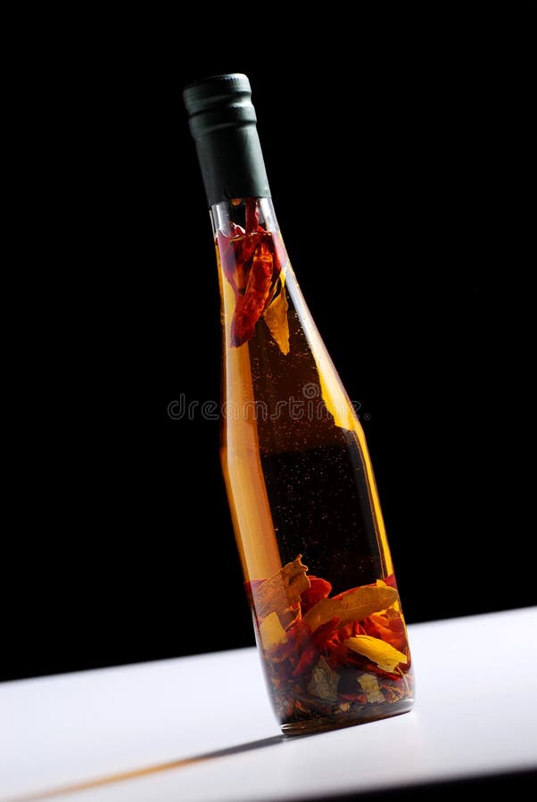 Homemade spice oil stock photo. Image of homemade, rosemary - 7460556