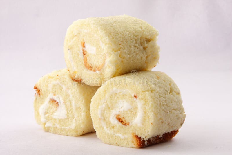 Homemade Sponge Cake Rolls. Stock Image - Image of pieces, pastry: 72819341