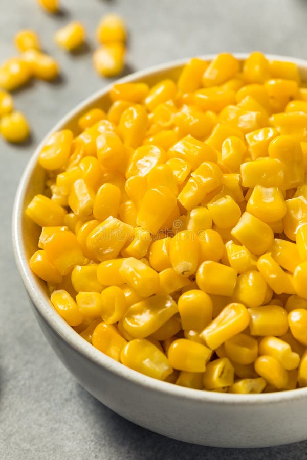 Homemade Steamed Sweet Corn Stock Image - Image of healthy, canned ...
