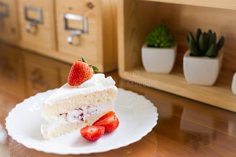 Homemade Strawberry Short Cake Stock Photo - Image of sweet, decoration ...