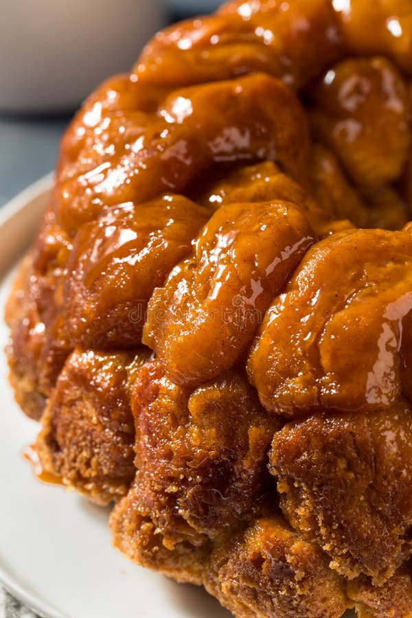 Homemade Sweet Cinnamon Monkey Bread Stock Image - Image of homemade ...