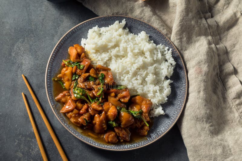 Homemade Taiwanese Three Cup Chicken Stock Photo - Image of taiwanese ...