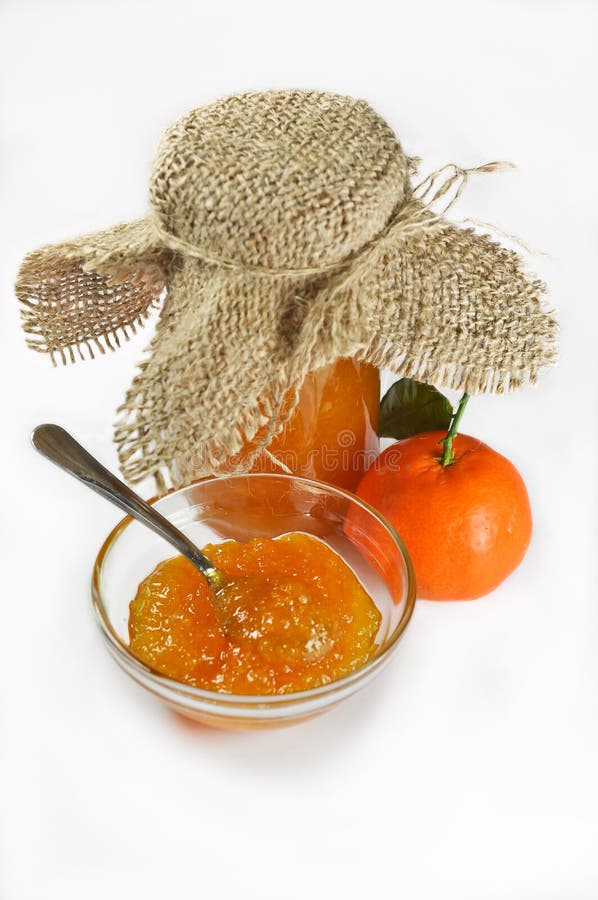 Homemade Tangerine Jam or Marmalade Stock Photo - Image of fruit ...