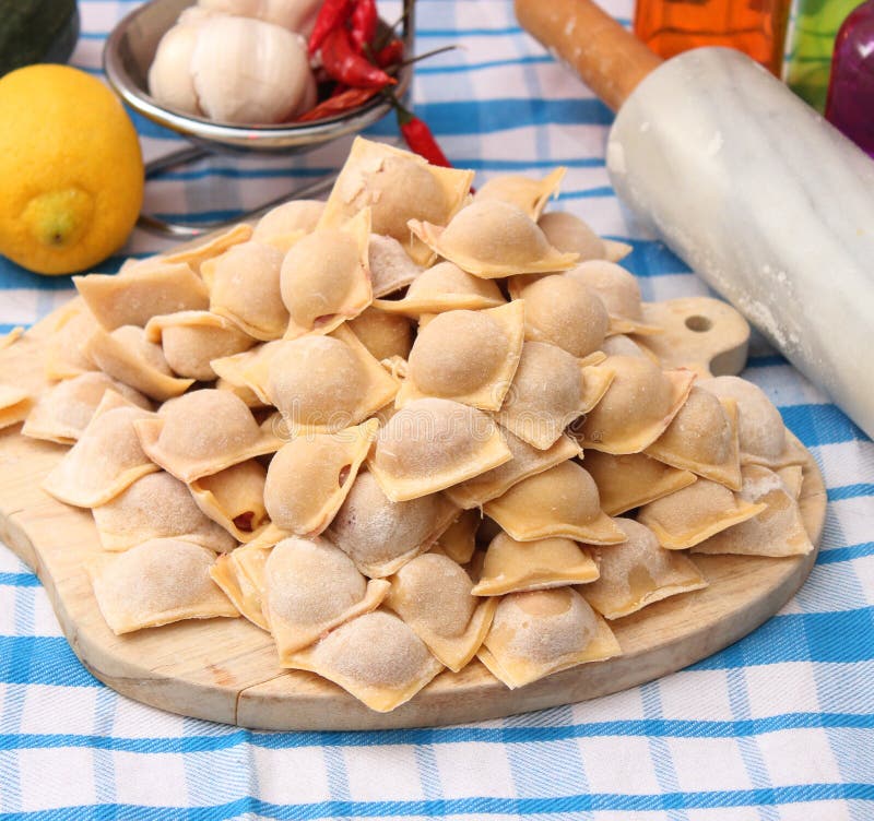 Homemade tortellini stock photo. Image of homemade, fresh - 37538308