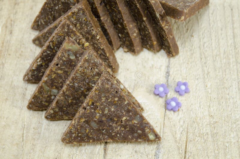 Homemade Triangle Shaped Chocolate Sweets Stock Photos - Free & Royalty ...