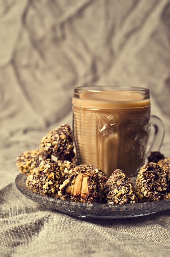 Homemade triangular candy stock image. Image of nutrition - 83384945