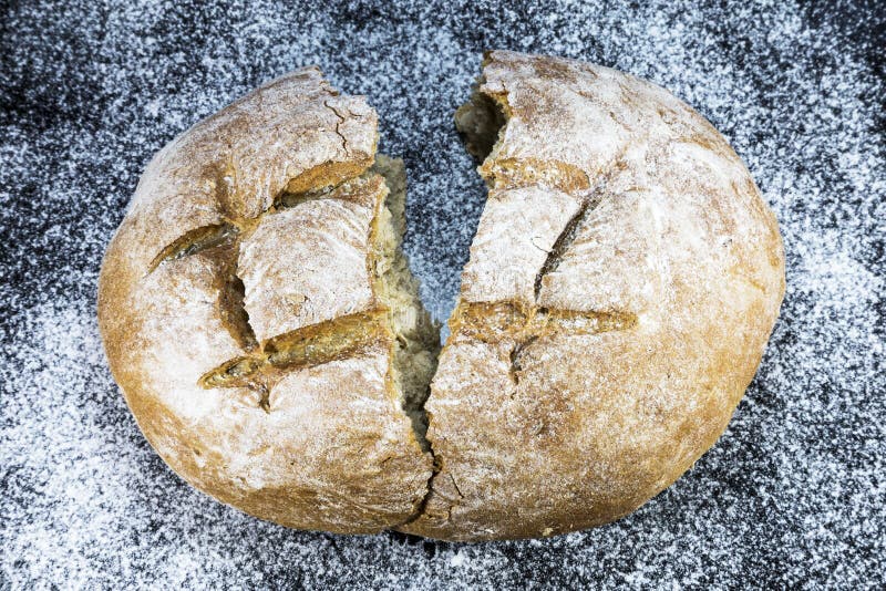 Split Tin Bread Loaf stock photo. Image of bread, white - 59622430