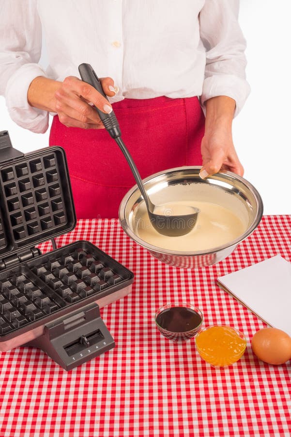 Homemade waffles stock image. Image of cakes, cooking - 30610305