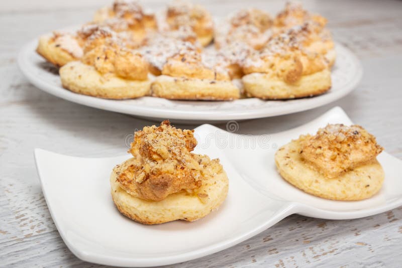 Homemade walnut cookies stock image. Image of healthy - 175157439