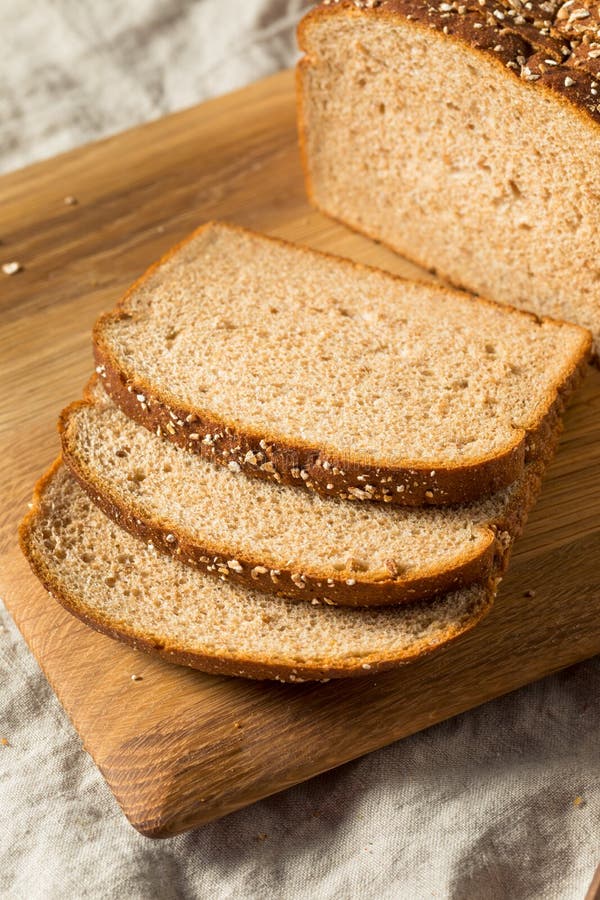 Homemade Whole Wheat Sliced Bread Stock Photo - Image of wheat, natural ...