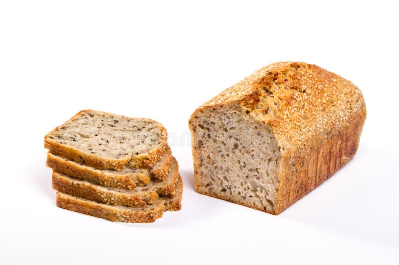 Homemade wholemeal bread stock photo. Image of background - 30058540