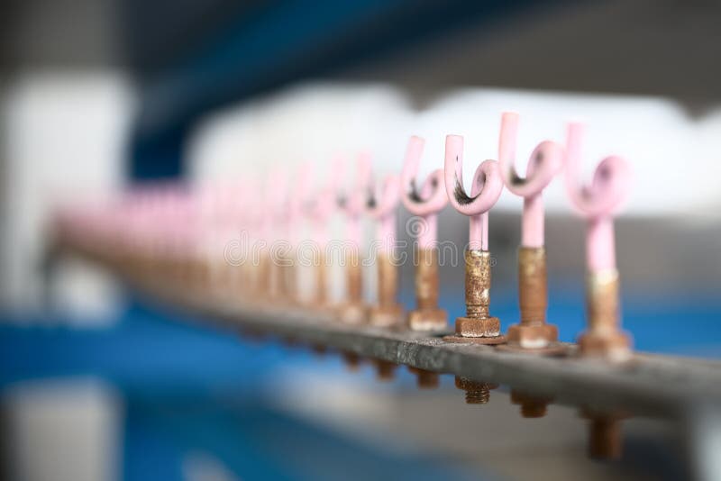 Homemade wire holders stock image. Image of curl, link - 94729839