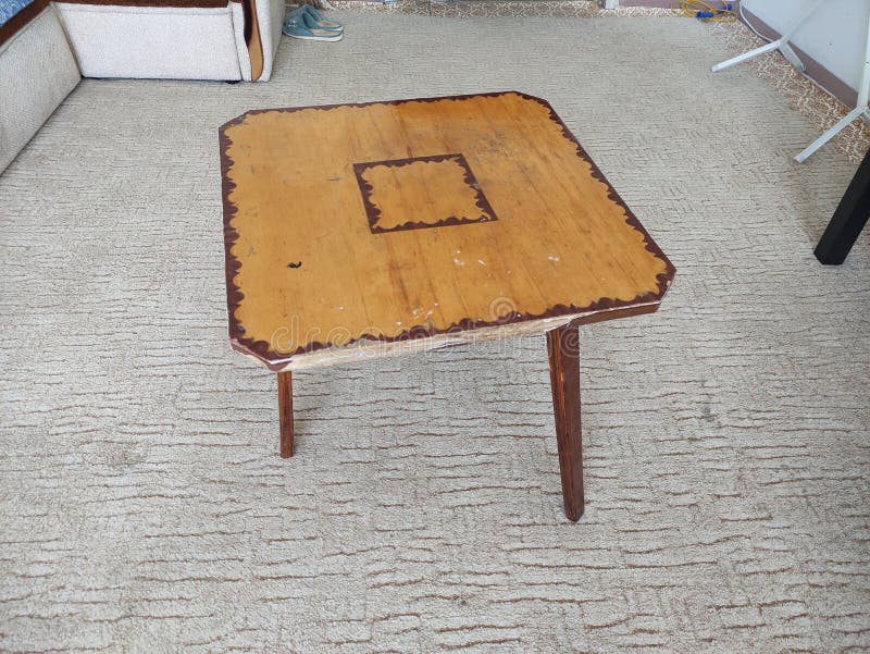 Homemade Wooden Three Legged Magazine Table Stock Photos - Free ...