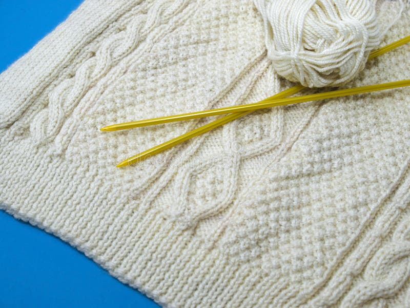 Homemade woolen sweater stock photo. Image of yellow - 12441466