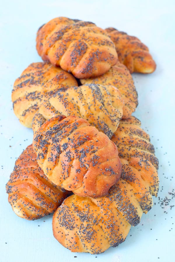 Cone rolls stock photo. Image of shapped, yeast, homemade - 205724326