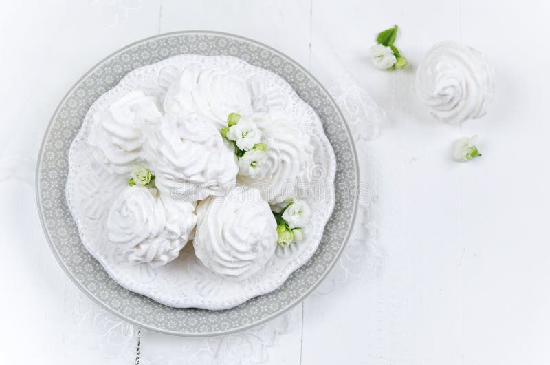 Homemade Zephyr, Russian Marshmallows Stock Photo - Image of apple ...