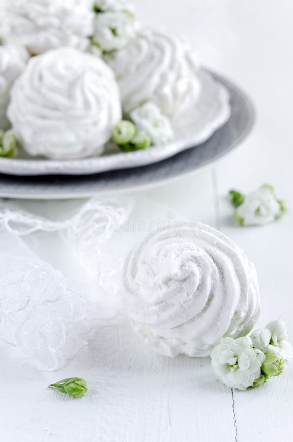 Homemade Zephyr, Russian Marshmallows Stock Photo - Image of cooking ...