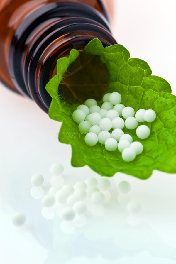 Homeopathy. Globules As Alternative Medicine Stock Image - Image of ...