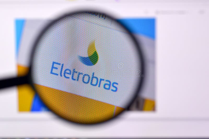Homepage of Eletrobras Website on the Display of PC, Url - Eletrobras ...