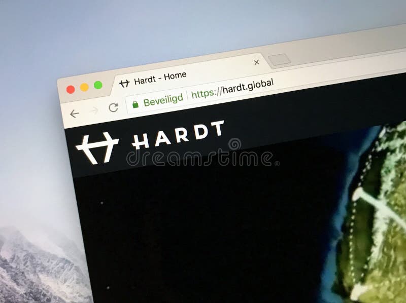 Homepage of Hardt Hyperloop Editorial Photo - Image of sign, webpage ...