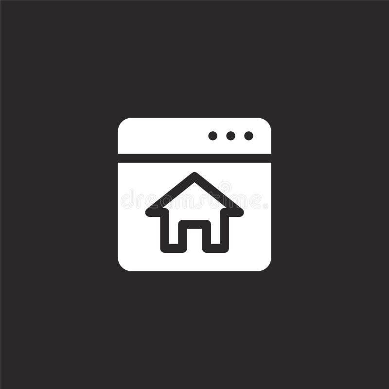 Homepage Icon Vector from Essentials Ui Concept. Thin Line Illustration ...