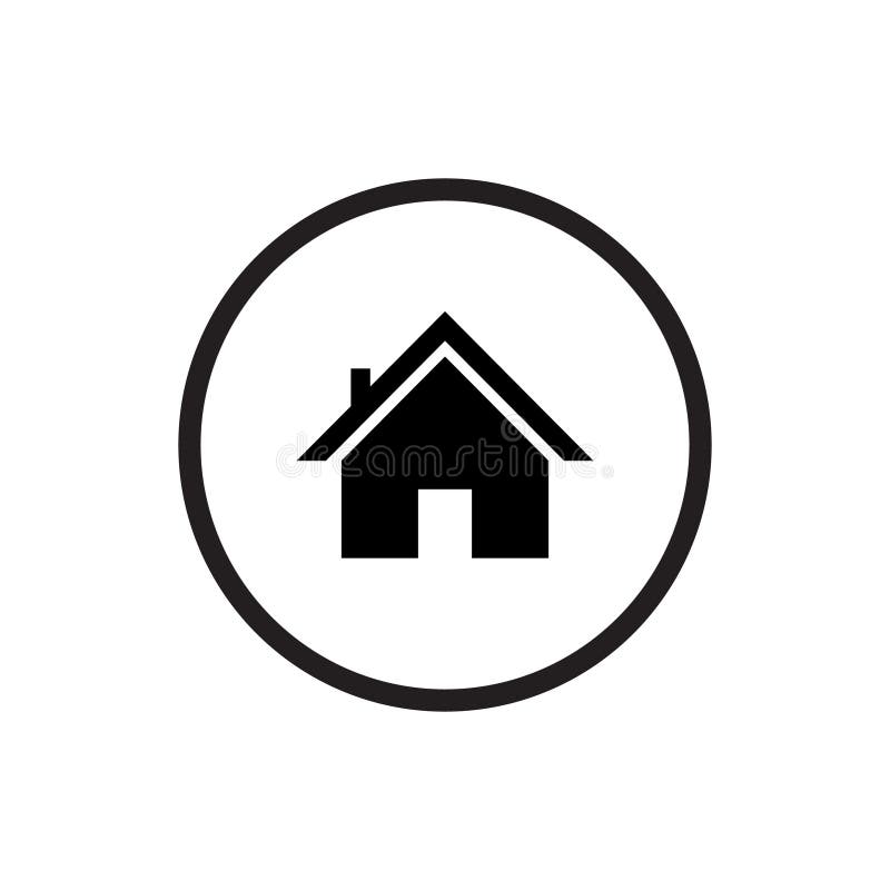 Homepage Icon Vector. House Symbol Image Stock Vector - Illustration of ...