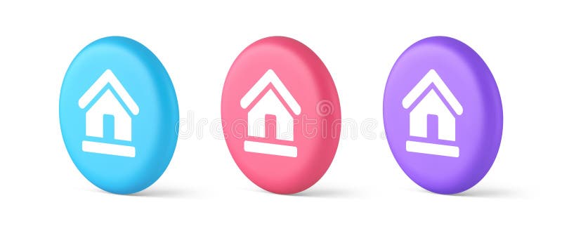 Homepage Main Page Cyberspace Address Button Web Interface Menu Emblem ...