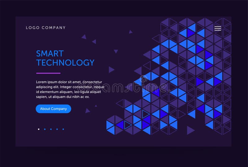 Homepage Template. Header for Website and Mobile Website. Concept of ...