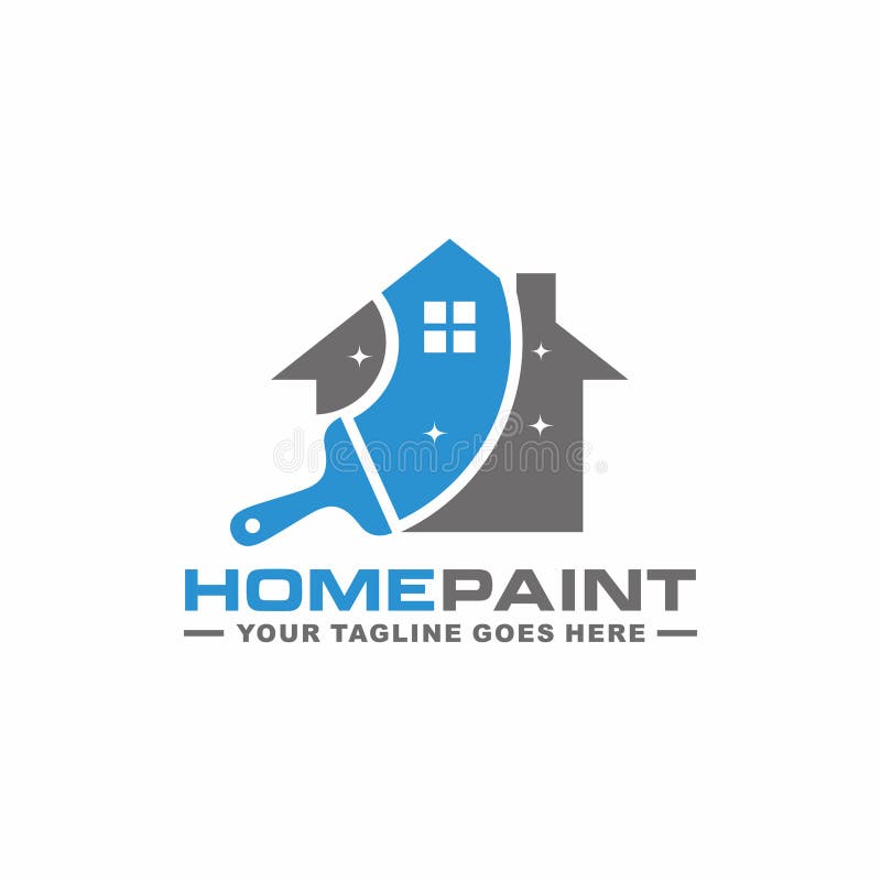 Home painting logo stock vector. Illustration of colorful - 50337168