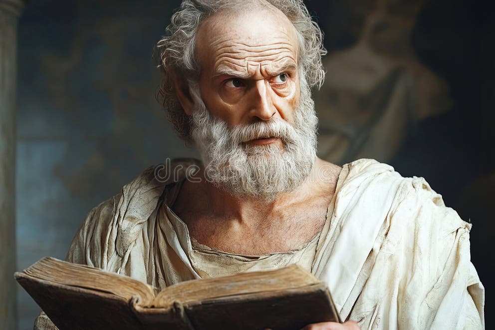 Homer Delivers a Powerful Reading from the Iliad To a Captivated ...