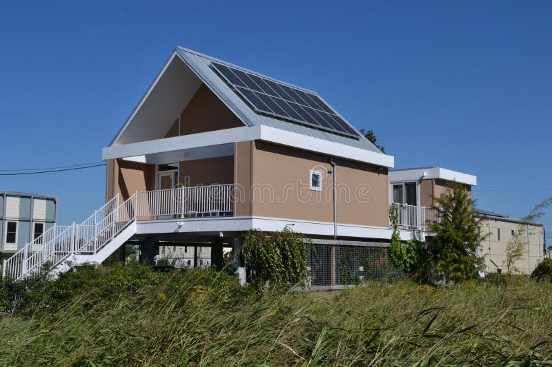 Homes Housing House with Solar Panels Editorial Stock Photo - Image of ...
