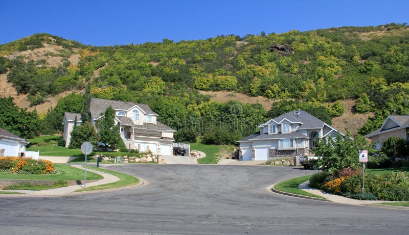 Suburban Housing in Utah stock photo. Image of home, subdivision - 24253998