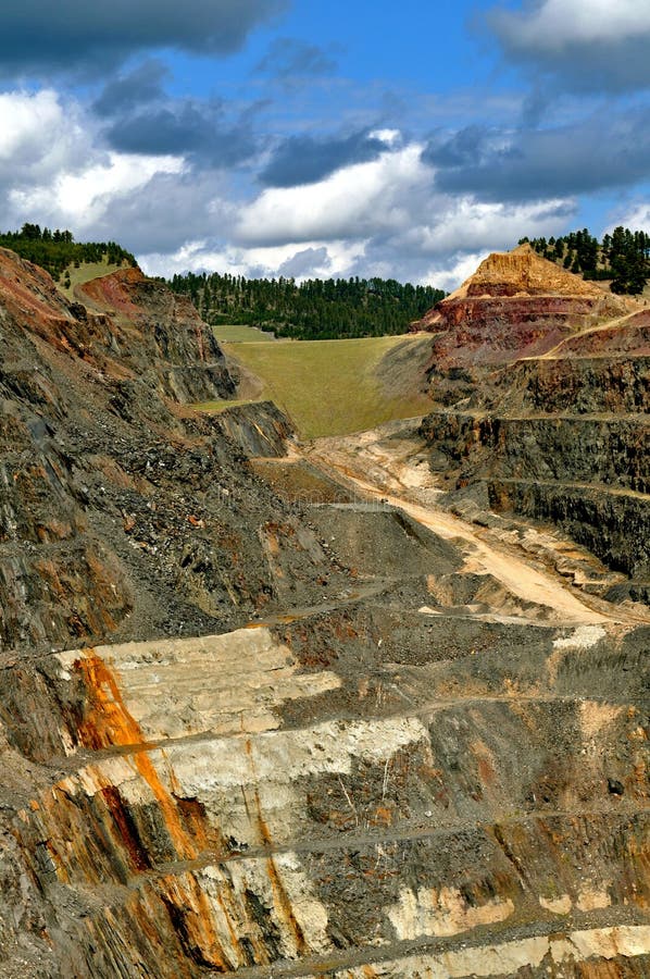 Homestake Mine Lead South Dakota Stock Image - Image of homestake, rock ...