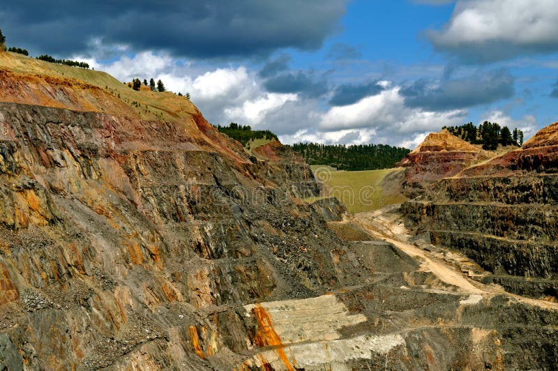 Open pit mine stock image. Image of recreation, north - 42171919