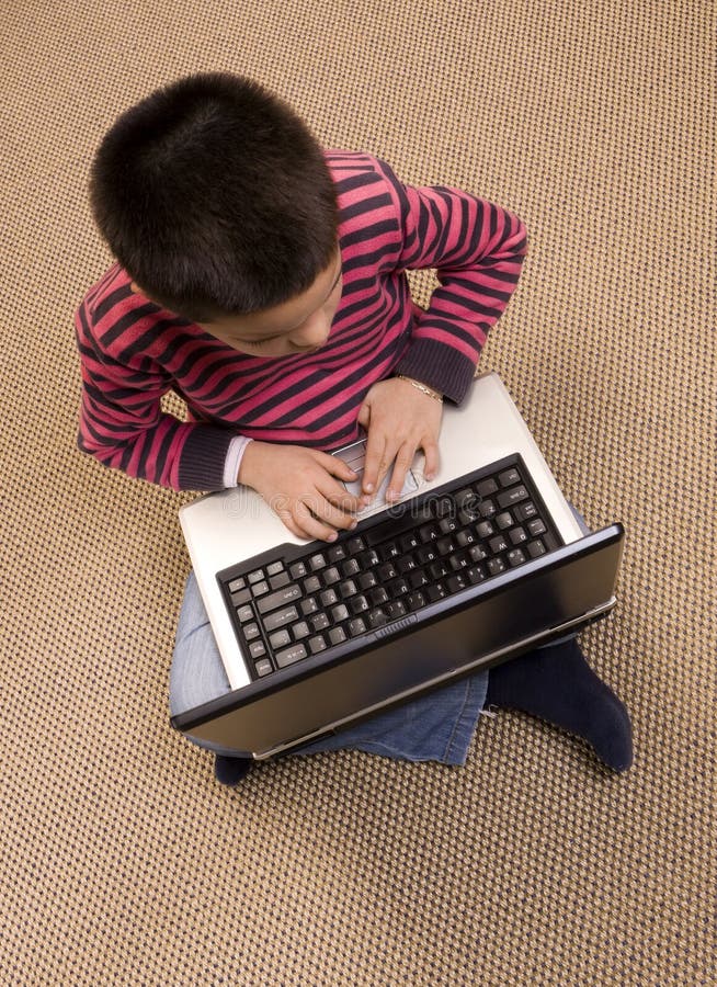 Little gamer stock image. Image of childhood, technology - 12285027