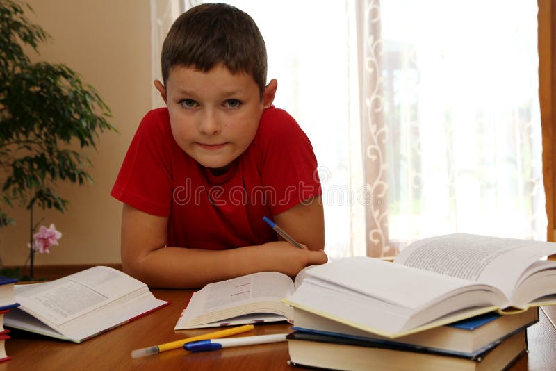 Homework stock image. Image of smile, homework, kids - 15774059