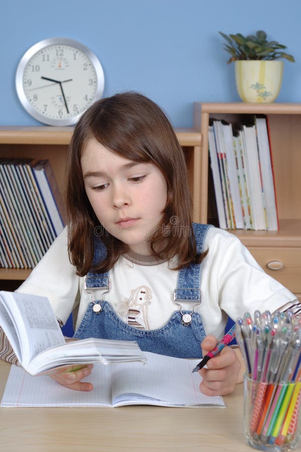 Homework stock image. Image of draw, generation, look - 2098339