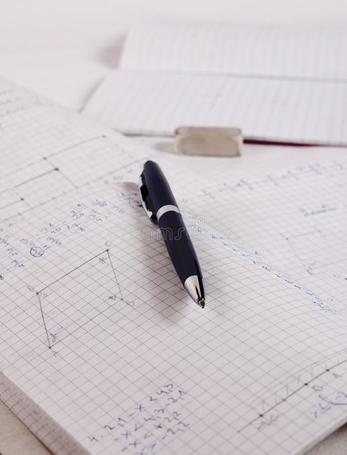 Math exercise stock photo. Image of exam, seminar, mathematics - 10570624