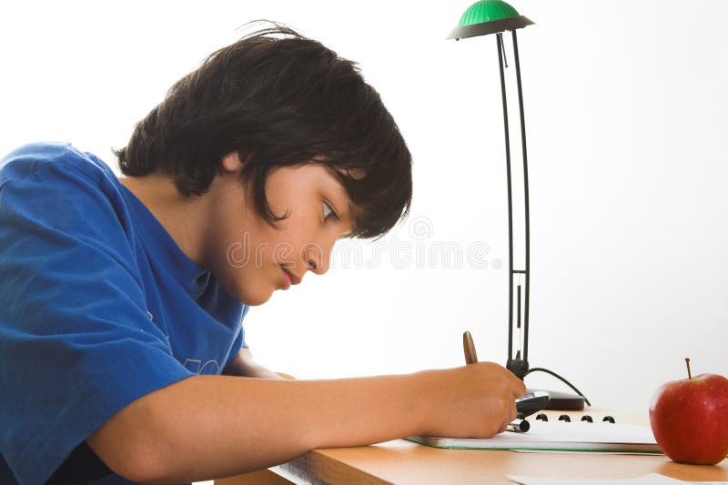 Homework stock photo. Image of classwork, paper, reading - 2913300