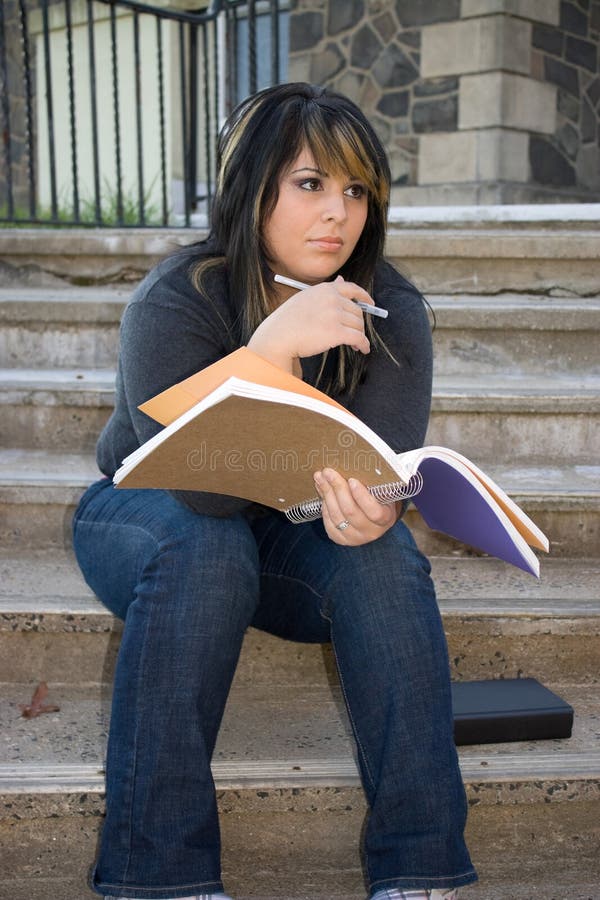 So Much Homework and Studying Stock Image - Image of library, college ...