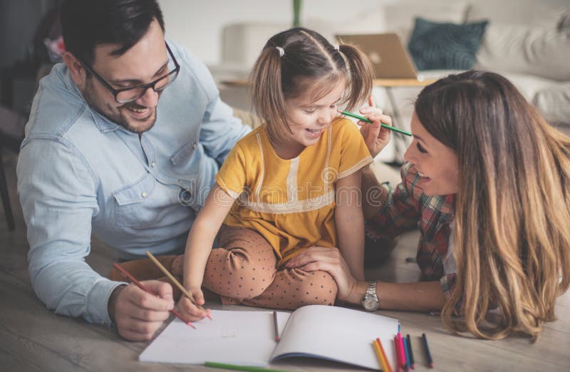This homework is fun stock image. Image of indoors, happiness - 185313527