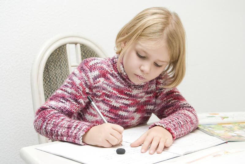 Homework stock image. Image of tween, learning, guide - 40294371