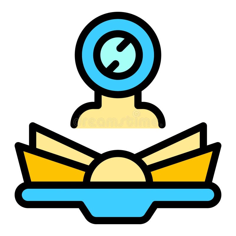 Homework Open Book Icon Vector Flat Stock Illustration - Illustration ...