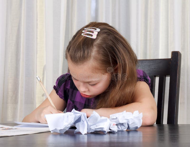 The homework stock photo. Image of little, cheerful, child - 30885362