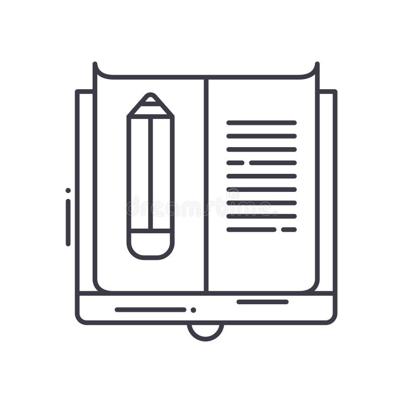 Homework Linear Icon. Modern Outline Homework Logo Concept on Wh Stock ...
