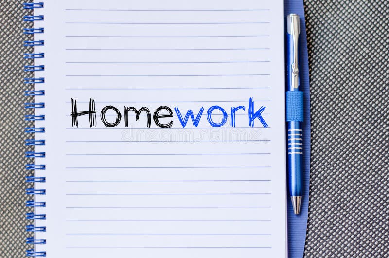 Homework Text Concept on Notebook Stock Photo - Image of school ... Homework Text Concept on Notebook Stock Photo - Image of school ...
