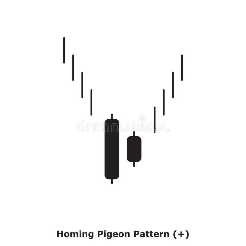 Homing Pigeon Pattern (+) White & Black - Round Stock Vector ...
