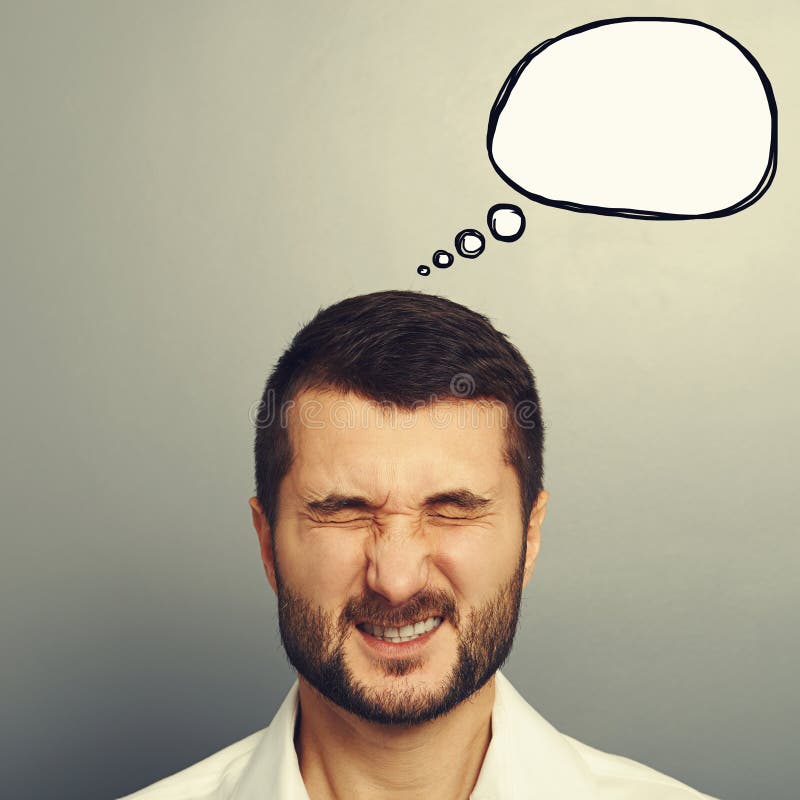 Homme Avec La Bulle De La Parole De Dessin Image stock - Image du ...